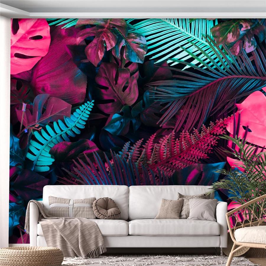 Palmiye Yapraklı Duvar Kağıtları