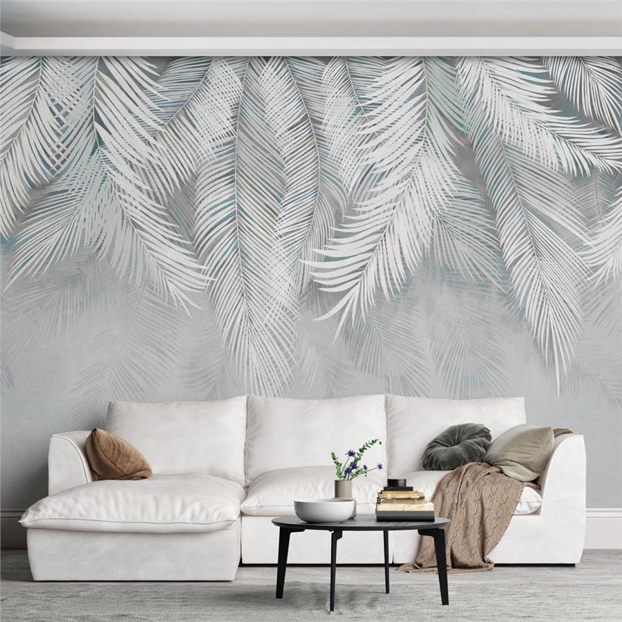 Tavandan Sarkan Yapraklar Duvar Kağıdı